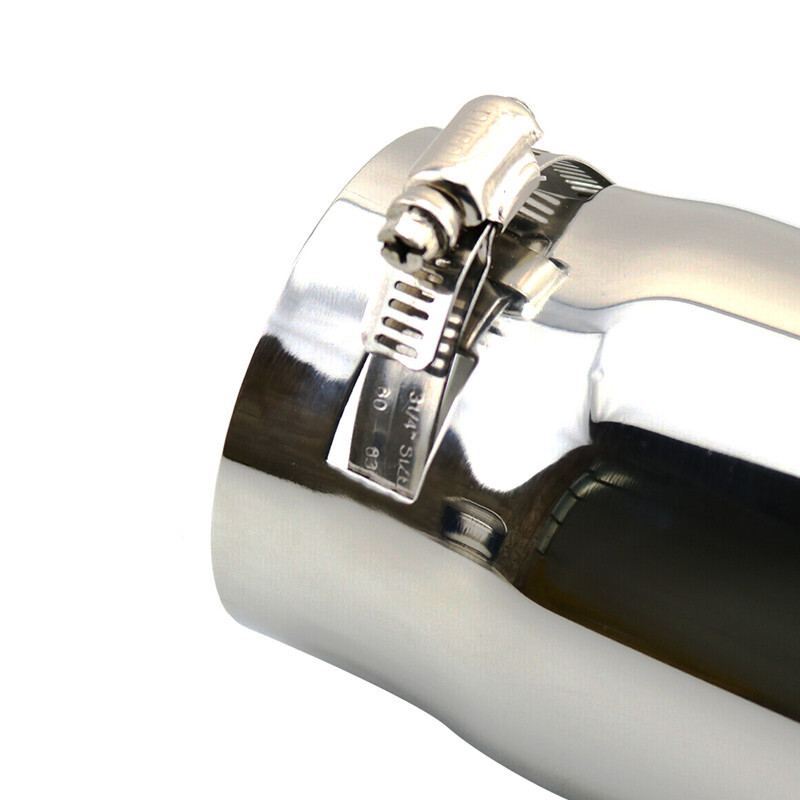 Car Exhaust End Tube Cover Blue 85mm Mufflers Tail Pipe Throat ...