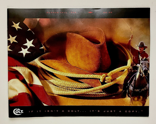 1998 Colt Gun Vintage Catalog Hunting Sport Pistol Ammunition Rifles ...