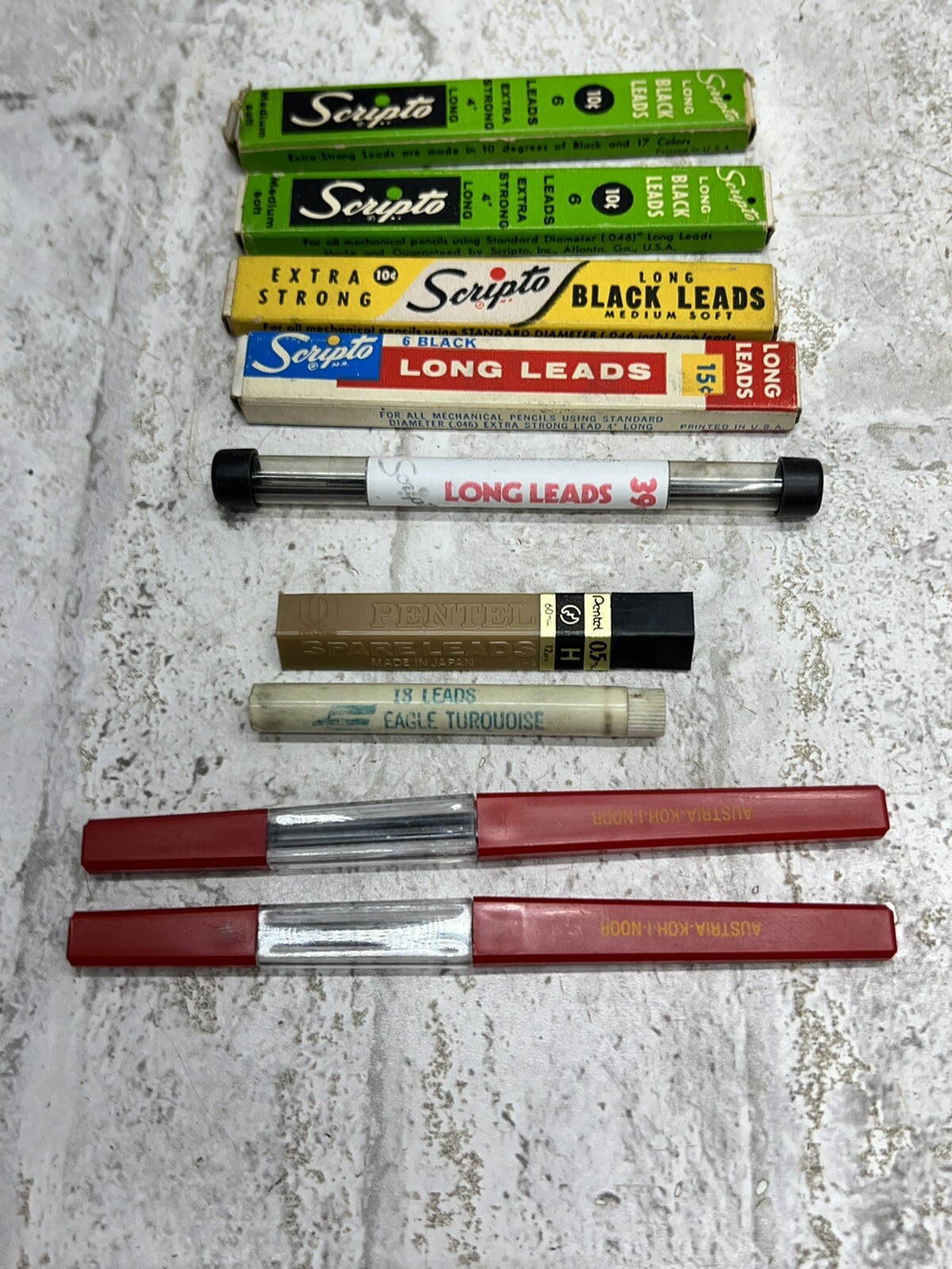 MIXED LOT VINTAGE DRAWING Drafting LEADS ,Eagle(1) ,Pentel Koh-I-noor ...