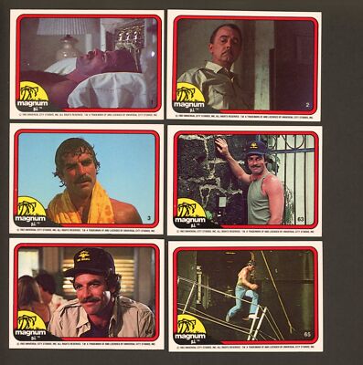 1983 Donruss Magnum P.I. Complete Set (66) NM/MT*6542 | eBay