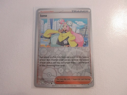 Iono Reverse Holo Paldea Evolved Pokemon Card NM | eBay