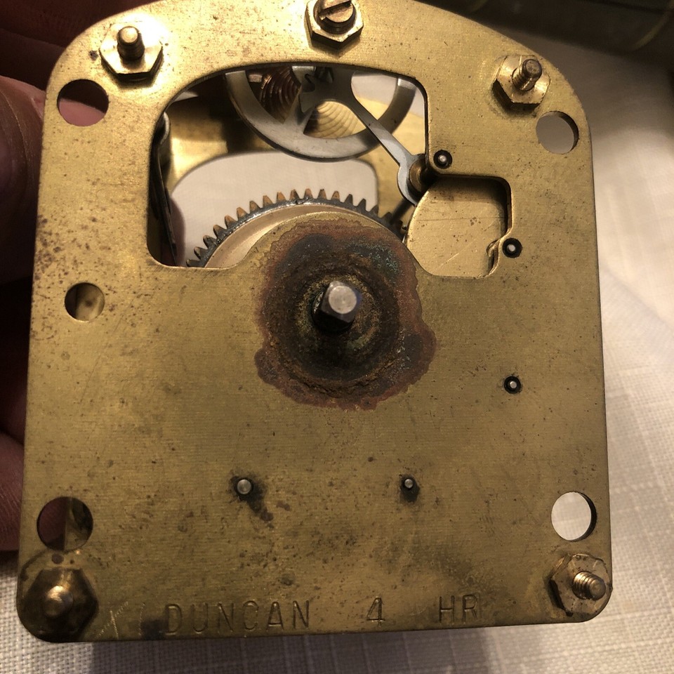 DUNCAN PARKING METER TIMER MECHANISM 24 H Steampunk brass CLOCK GUT 60 ...