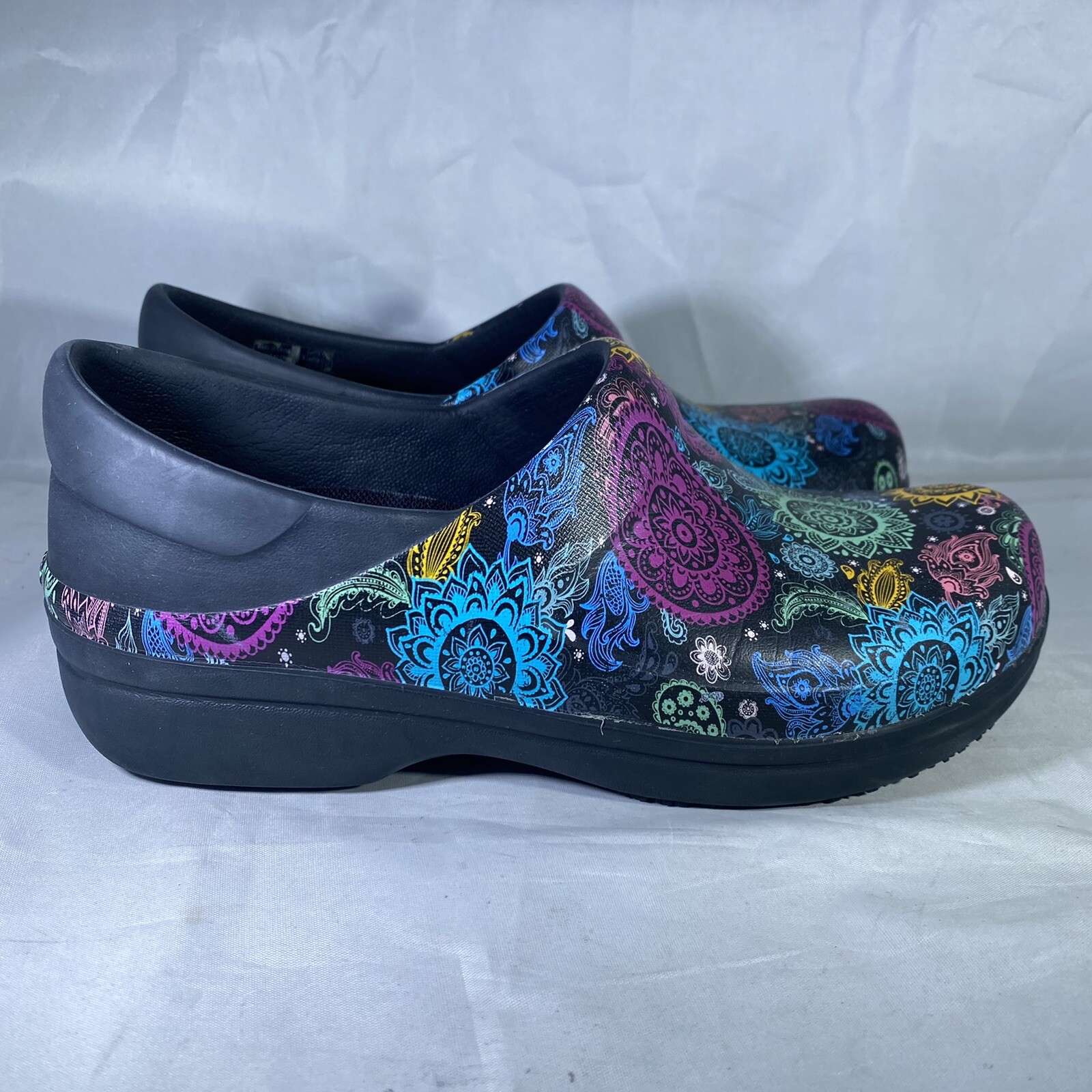 Crocs at Work Paisley Neria Slip Resistant Nurse Clog… - Gem