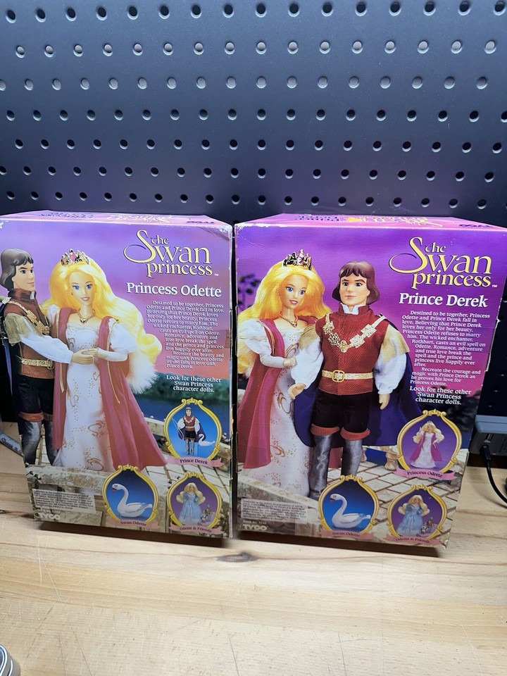 Odette and Prince Derek TYCO Doll Set - The Swan Princess 1994 | eBay