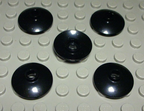 LEGO Lid Parabol Round 2x2 Black 5 Piece | eBay