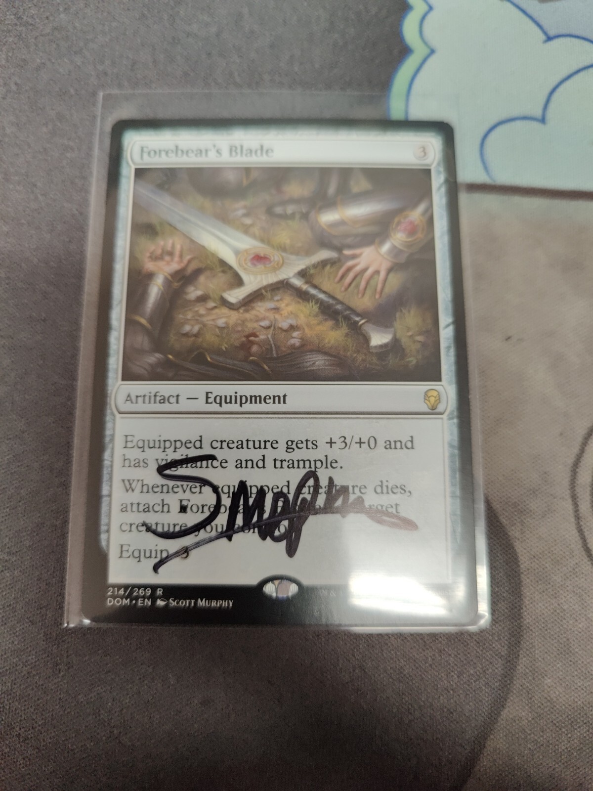 1x Signed Forebear 's Blade Magic The Gathering Rare | eBay