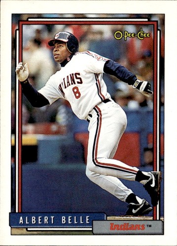 1992 O-Pee-Chee Albert Belle 785 Cleveland Indians | eBay