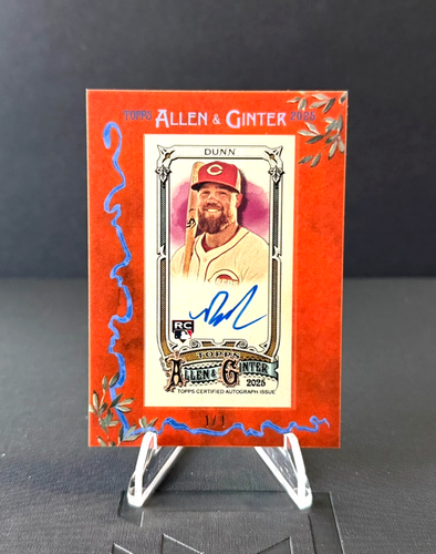 Blake Dunn 2025 Topps Allen & Ginter Mini Autographs #MA-BDU Red Frame ...