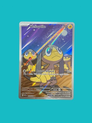 Helioptile 143/132 Mega Evolution Illustration Rare Pokémon Card ...