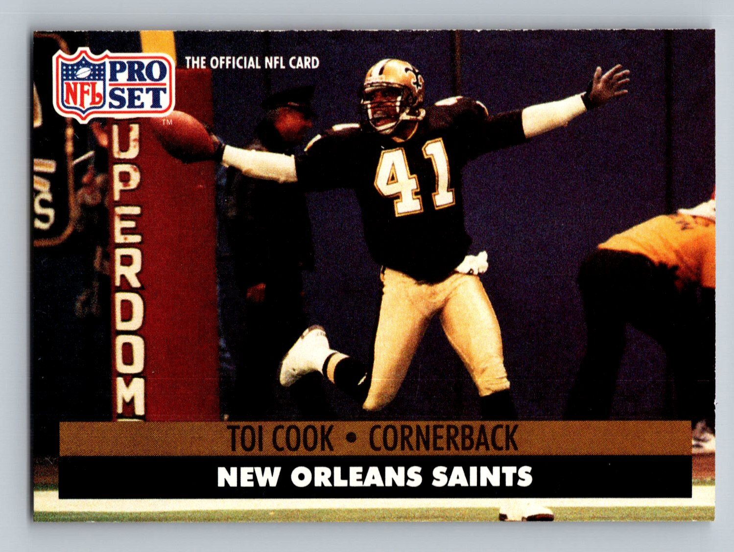 1991 Pro Set #587 Toi Cook RC Rookie New Orleans Saints | eBay