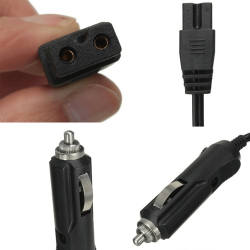 12V Car Cool Box Lead Cable DC 2 Pin Plug for Cooler Mini Micro Fridge ...