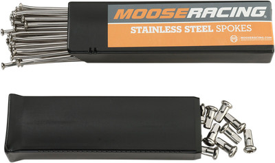 MOOSE RACING 1-22-118-S SPOKE SET STAINLESS STEEL 18' HONDA CRF 450 R ...