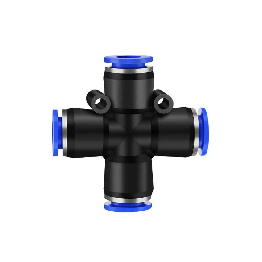 Nylon Pneumatic Push Fit Connector Tube Pipe Joiner Air Water Lines ...