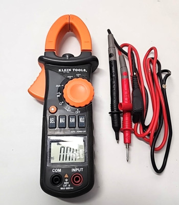 Klein Tools CL100 AC Digital Clamp Meter Preowned Tested With Leads | eBay
