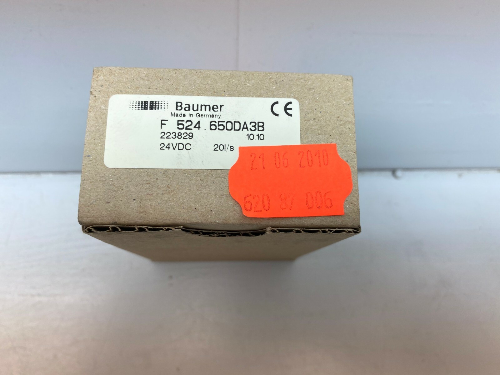 Baumer IVO F 524.650DA3B Zähler F524.650dA3B 223829 24VDC 20l/s | eBay