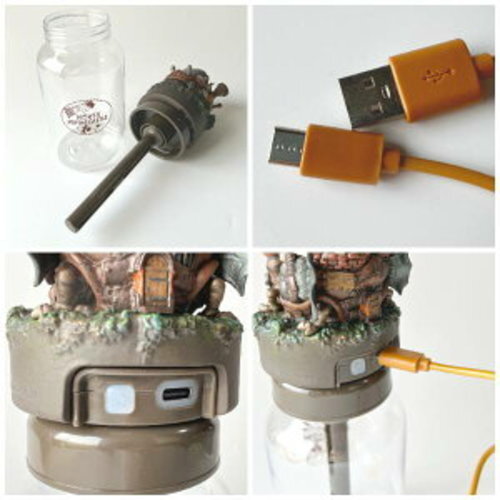 Studio Ghibli Howl's Moving Castle Small Humidifier USB Conncection ...