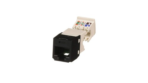 Panduit CJ688TGBL Mini-Com® TX6™ PLUS TG Style UTP Jack Module, Black ...