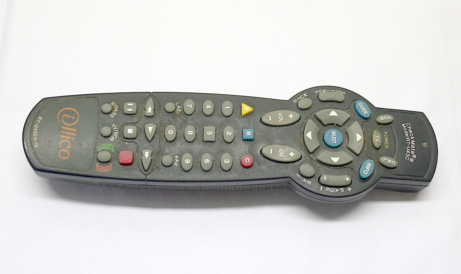 * GENUINE * VIDEOTRON ILLICO CHECKMATE III PVR REMOTE CONTROL RT-U43CO ...