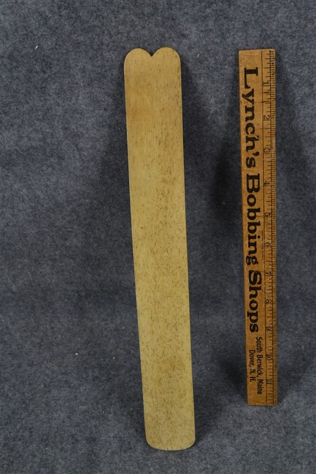 antique early busk corset stay 13 x 1 5/8 carved 18th 19th c authentic ...