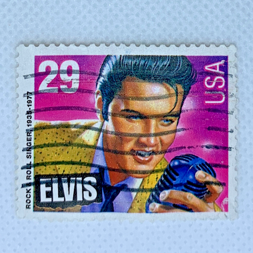 Elvis Rock and Roll Singer Postal Stamp - Single Stamp | eBay