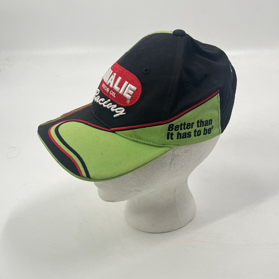 Amalie Motor Oil Racing Baseball Hat Flames Adjustable | eBay