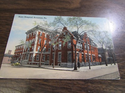 VINTAGE - STATE HOSPITAL - SCRANTON PA - POST CARD - VERY GOOD 1915 | eBay