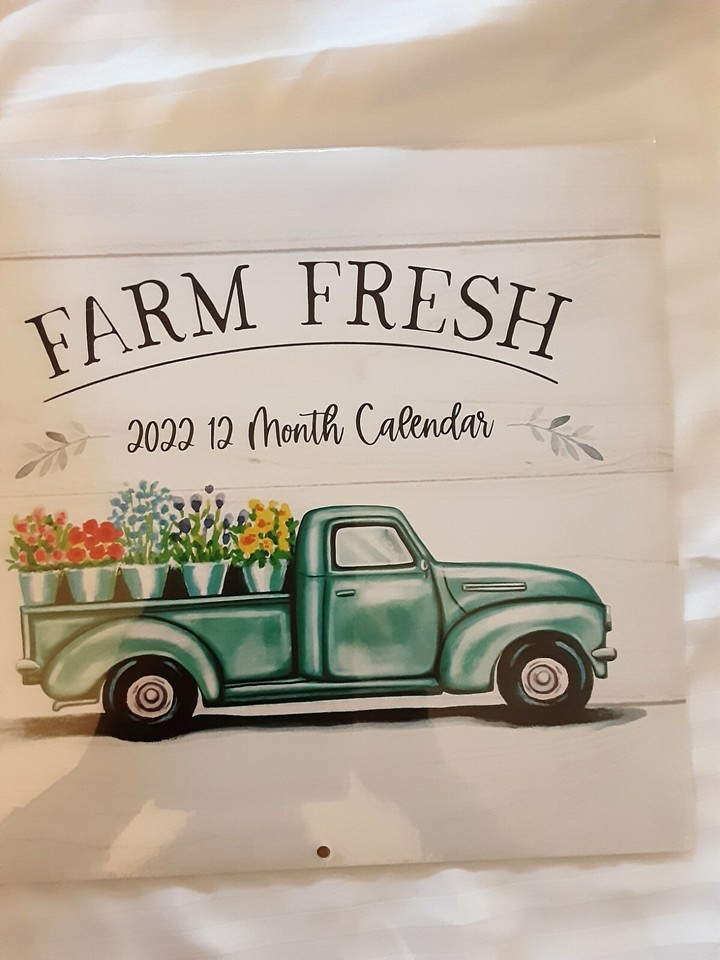 2022 Wall Calendar farm fresh 11" X 11"/Factory Sealed. | eBay