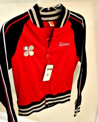 NEW WITH TAG SKIBEAT AKDMKS FULL ZIP WOMEN'S ATHLETIC JACKET SIZE M RED ...