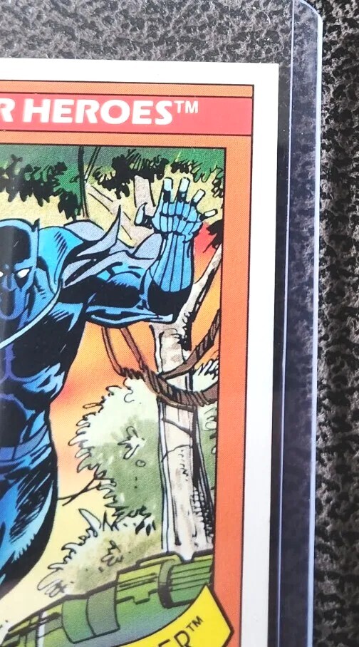 1990 Impel Marvel Universe Black Panther Super Heroes #20 Rookie SP ...