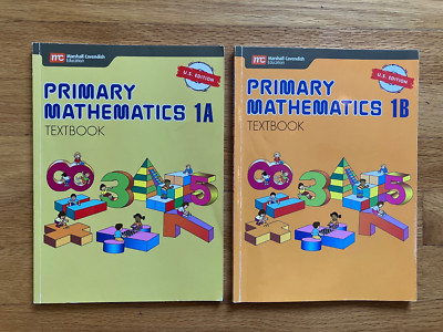Singapore Math Primary 1A and 1B Textbook - Very Good | eBay