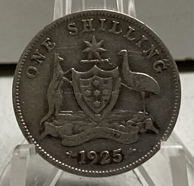 1925 AUSTRALIAN ONE SHILLING SILVER | eBay