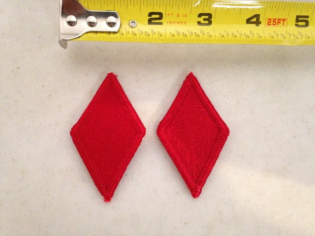 U.s. Army 5th Infantry Division Patches Red Diamond Class a Uniform for ...