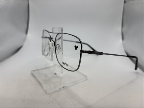 Flexon H6060 033 58/19 150 Men’s Silver Flex Titanium Full Rim ...