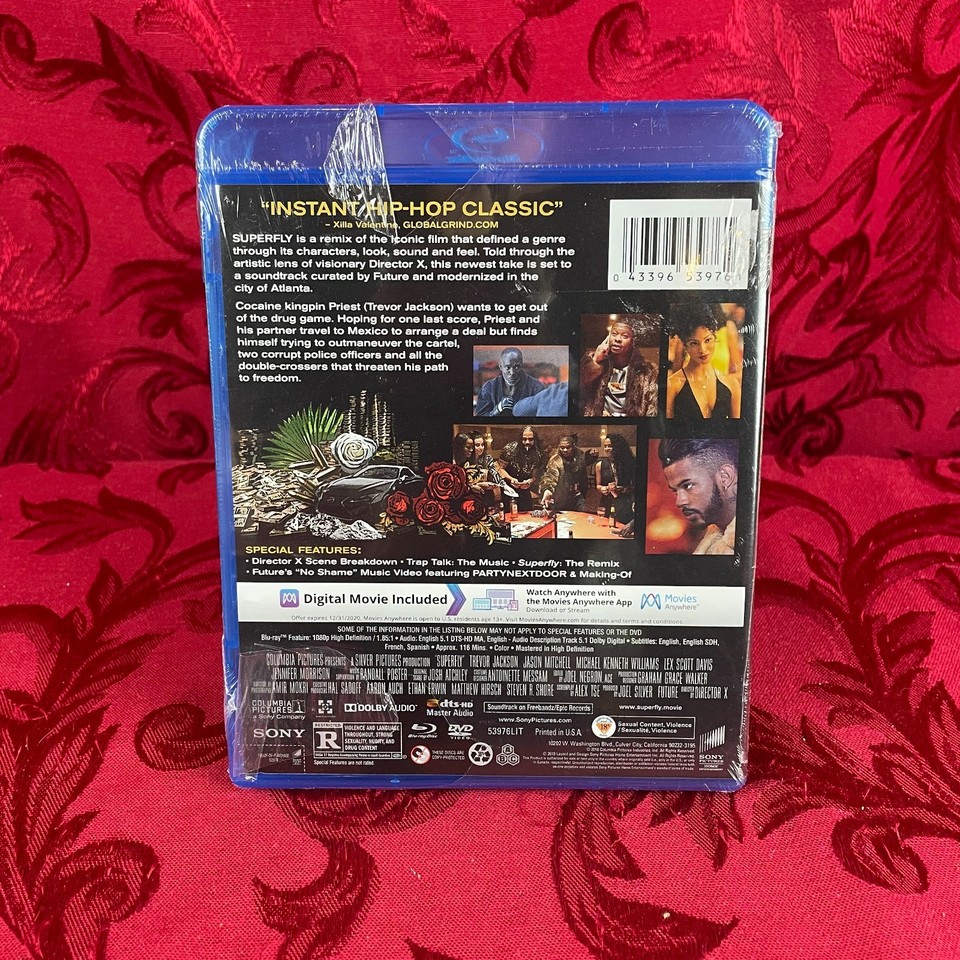 SUPERFLY (Blu-ray) Director X, Alex Tse, Trevor Jackson, Jason Mitchell ...