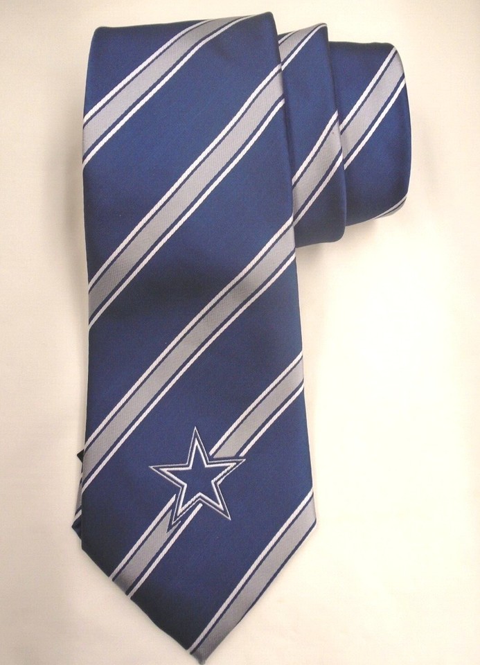 NFL Mens Striped Polyester Sports Neck Tie Eagle Wings | eBay