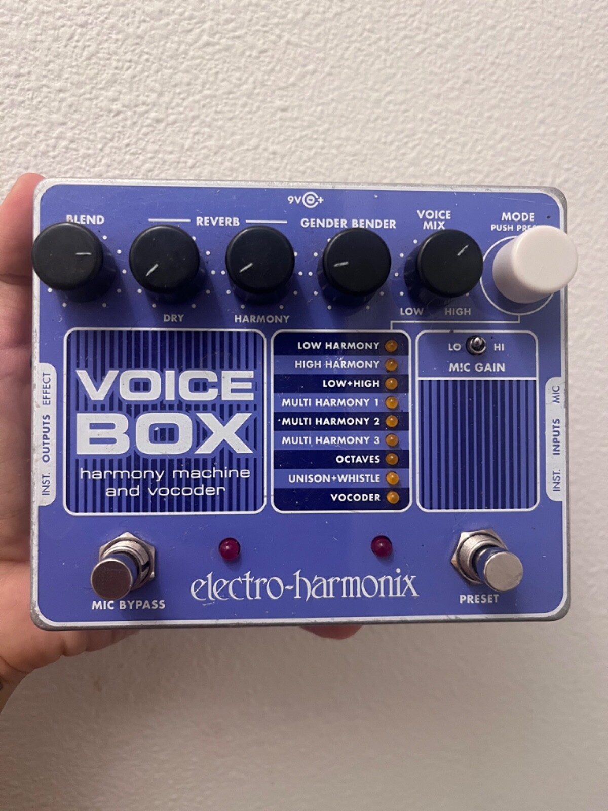Electro-Harmonix Voice Box Harmony Machine VOCODER - NEW - PERFECT CIRCUIT | eBay