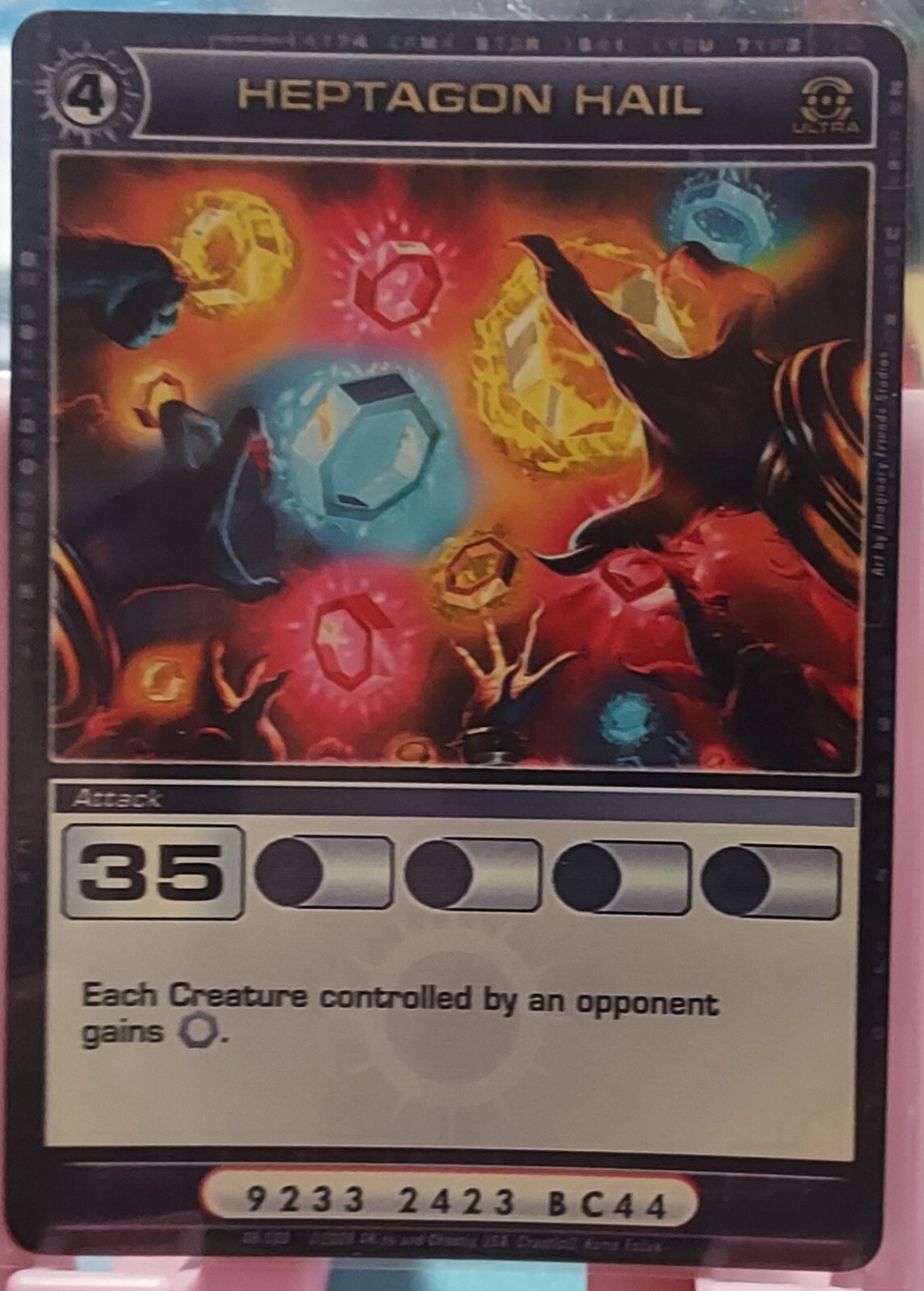 Chaotic Attack Ultra Rare Heptagon Hail Gold Premium low | eBay