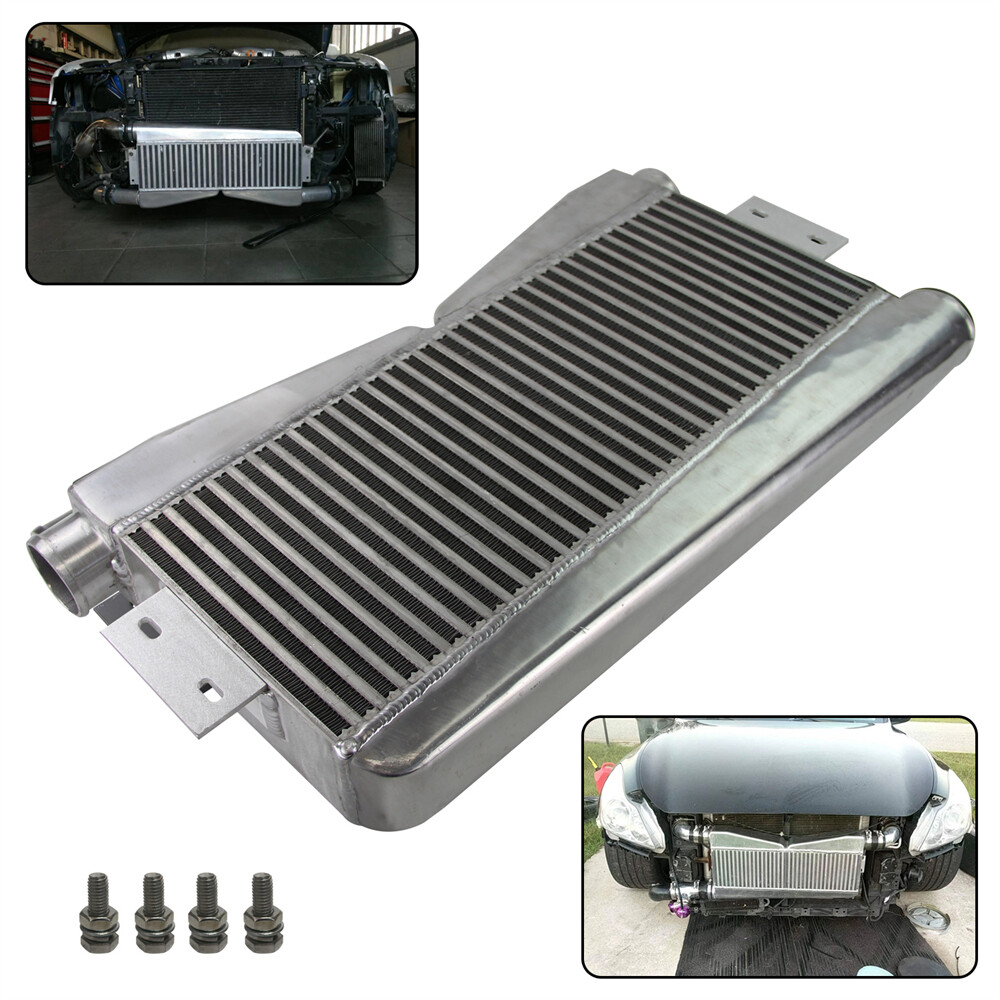 V1 Type 1 Universal FMIC Bar & Plate Twin Turbo Intercooler 24"x9"x3.5 ...