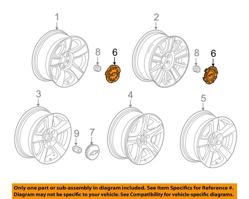 Chevrolet GM OEM 14-16 Silverado 1500 Wheel-Center Cap Hub Cover ...