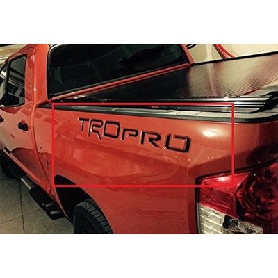 Black TRD Pro Raised Letters for Tundra 2014-2021 ABS Plastic Inserts ...