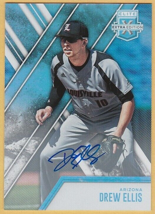 2017 Elite Extra Edition Autographs #44 Drew Ellis Arizona Diamondbacks ...