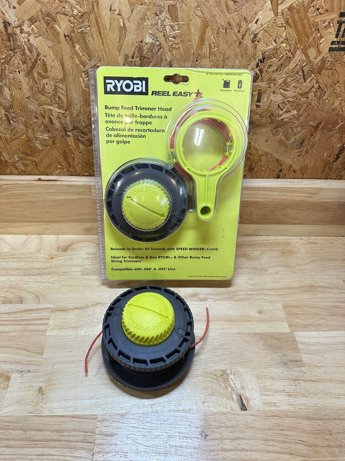 2 Ryobi REEL EASY+ Bump Feed String Heads with 1 Speed Winder And 1 ...