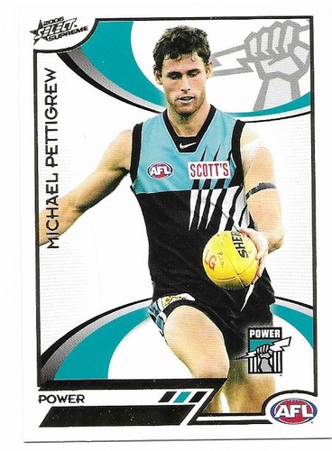 2006 SELECT SUPREME PORT ADELAIDE MICHAEL PETTIGREW CARD # 132 AFL | eBay
