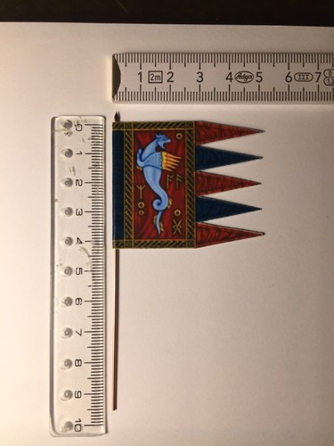 1433) 1x 54mm 1/32 Dark Age Anglo Saxon Banner / Flag | eBay