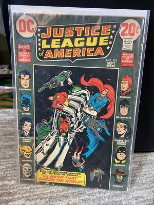 JUSTICE LEAGUE OF AMERICA # 101 JLA & JSA CROSSOVER Bronze Age 1972 ...