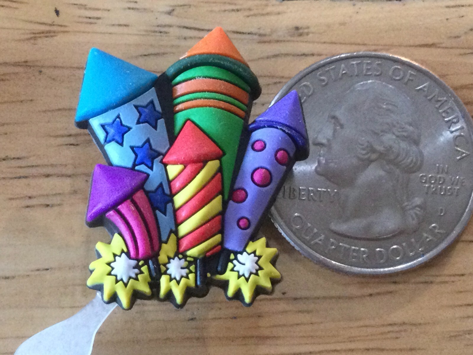 4th of JULY DISNEY, FIREWORKS, BOOM, ROCKETS, AUTHENTIC JIBBITZ SHOE ...