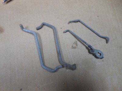 1968-1970 AMC JAVELIN AMX DOOR GLASS MOUNTING TRACK LINKAGE ROD & CLIP ...