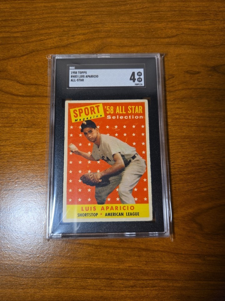 Lot of (7) 1958 Topps Baseball SGC Graded ALL-STAR Cards All Brand New ...