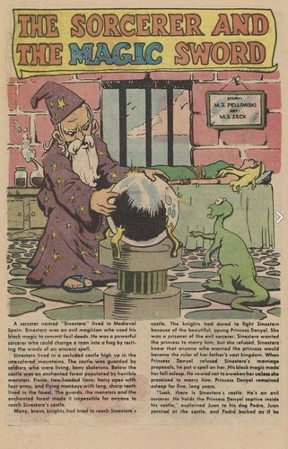 The Sorcerer and the Magic Sword title splash by Mike Zeck 1975 Art ...