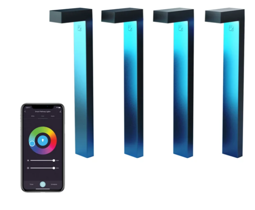 Atomi Smart WiFi LED Pathway Lights 4-Pack | eBay